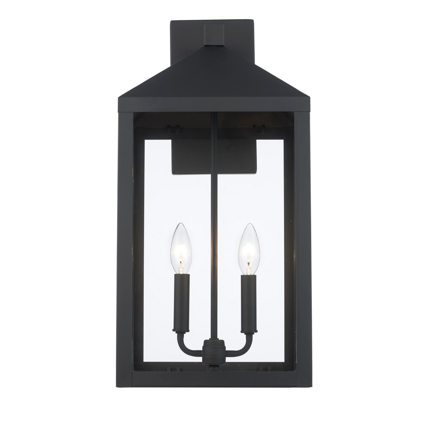 Trans Globe Imports - 51532 BK - Two Light Outdoor Wall Mount - Tempest - Black ...