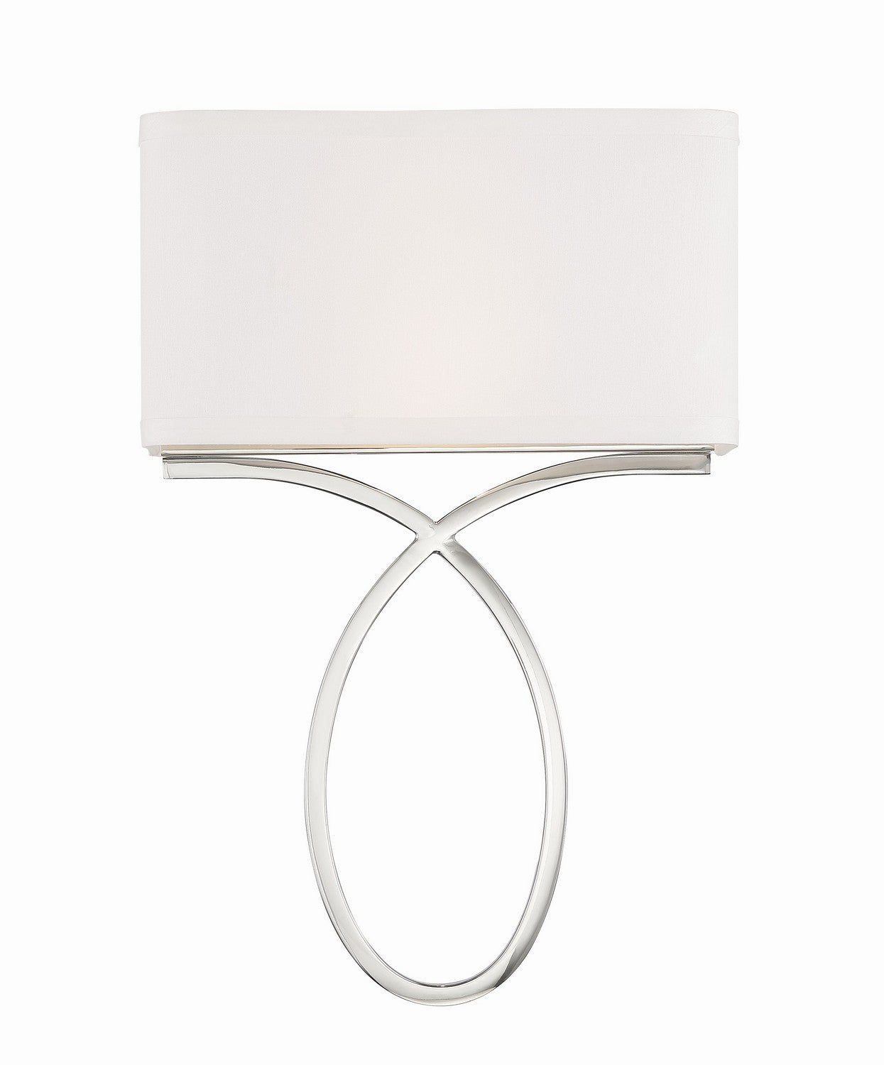 Crystorama - BRK-A3702-PN - Two Light Wall Sconce - Brinkley - Polished ...