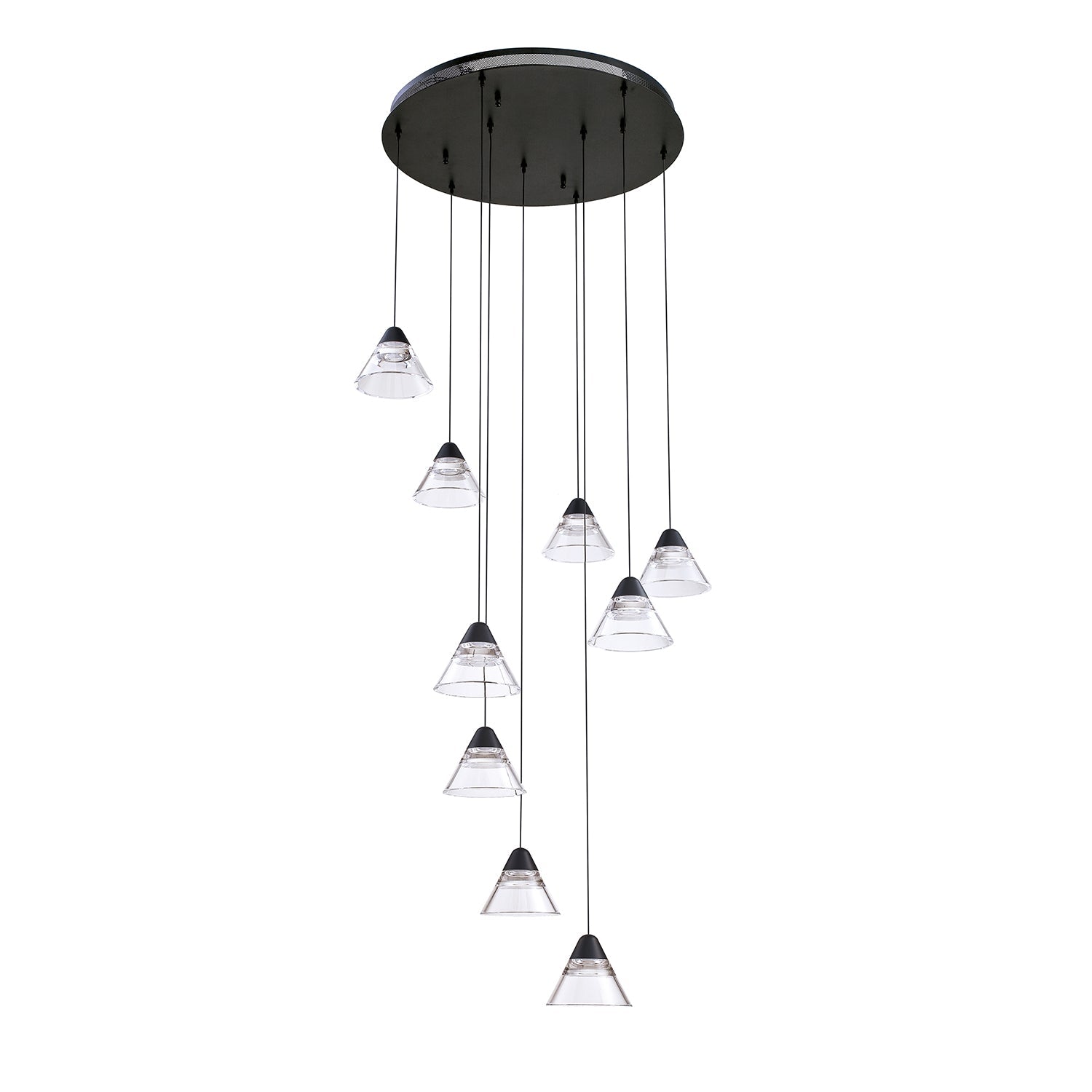 Geo LED Pendant Pan in Black by | The Lighting Shoppe Canada ...