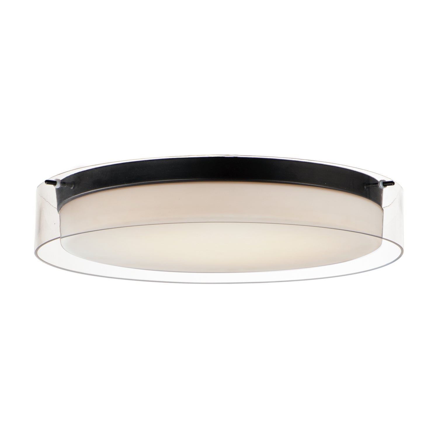 Maxim - 12286CLSWBK - LED Flush Mount - Duo - Black – thelightingshoppe.ca