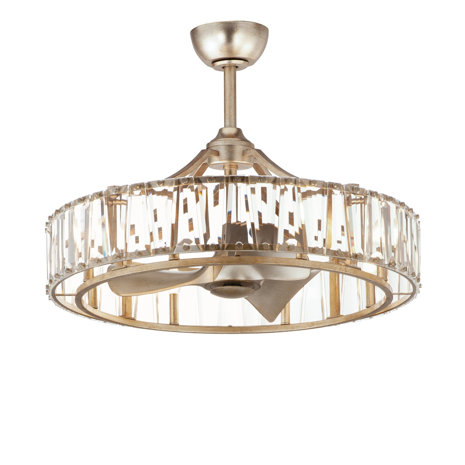 Maxim - 61018GS - LED Fandelight - Odeon - Golden Silver ...