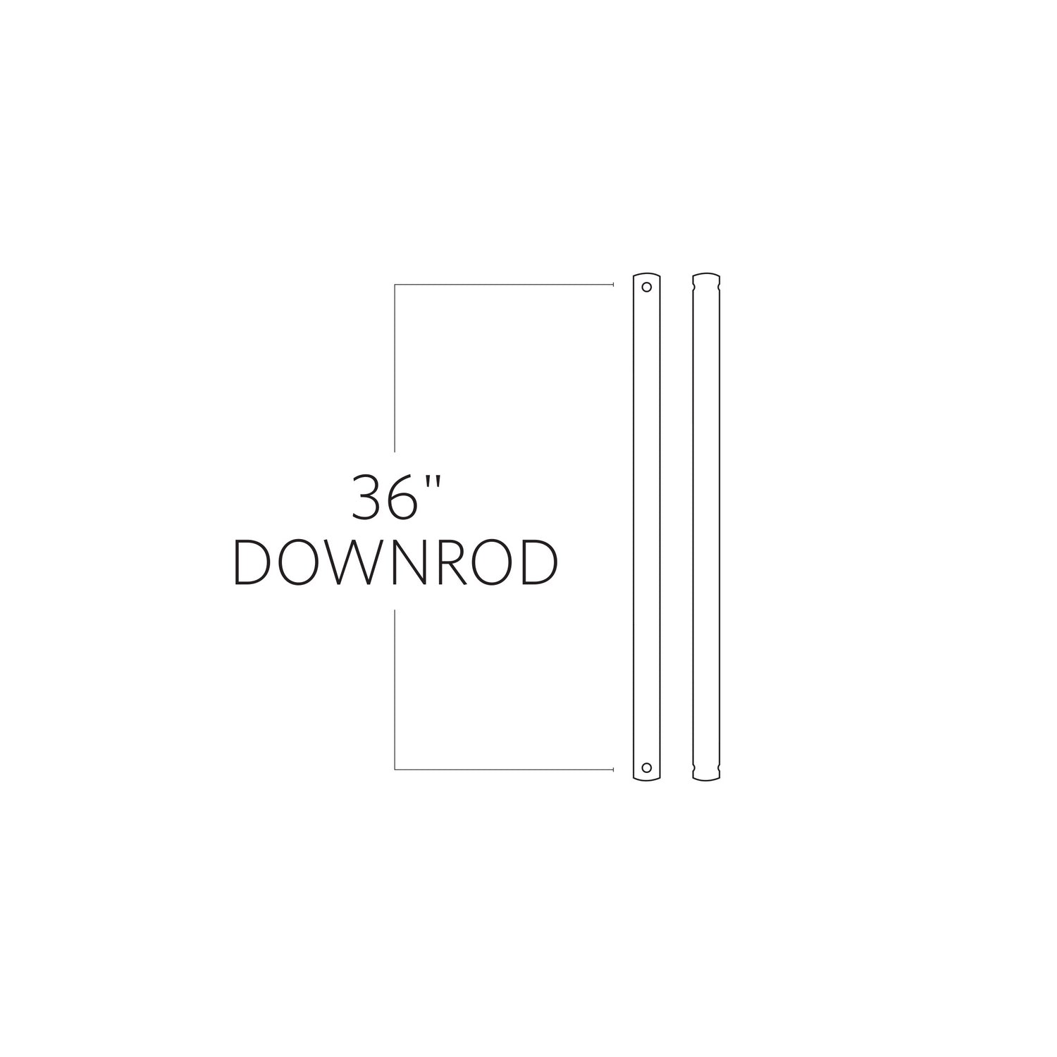 Visual Comfort Fan Canada - DR36KOA - Downrod - Universal - Koa ...