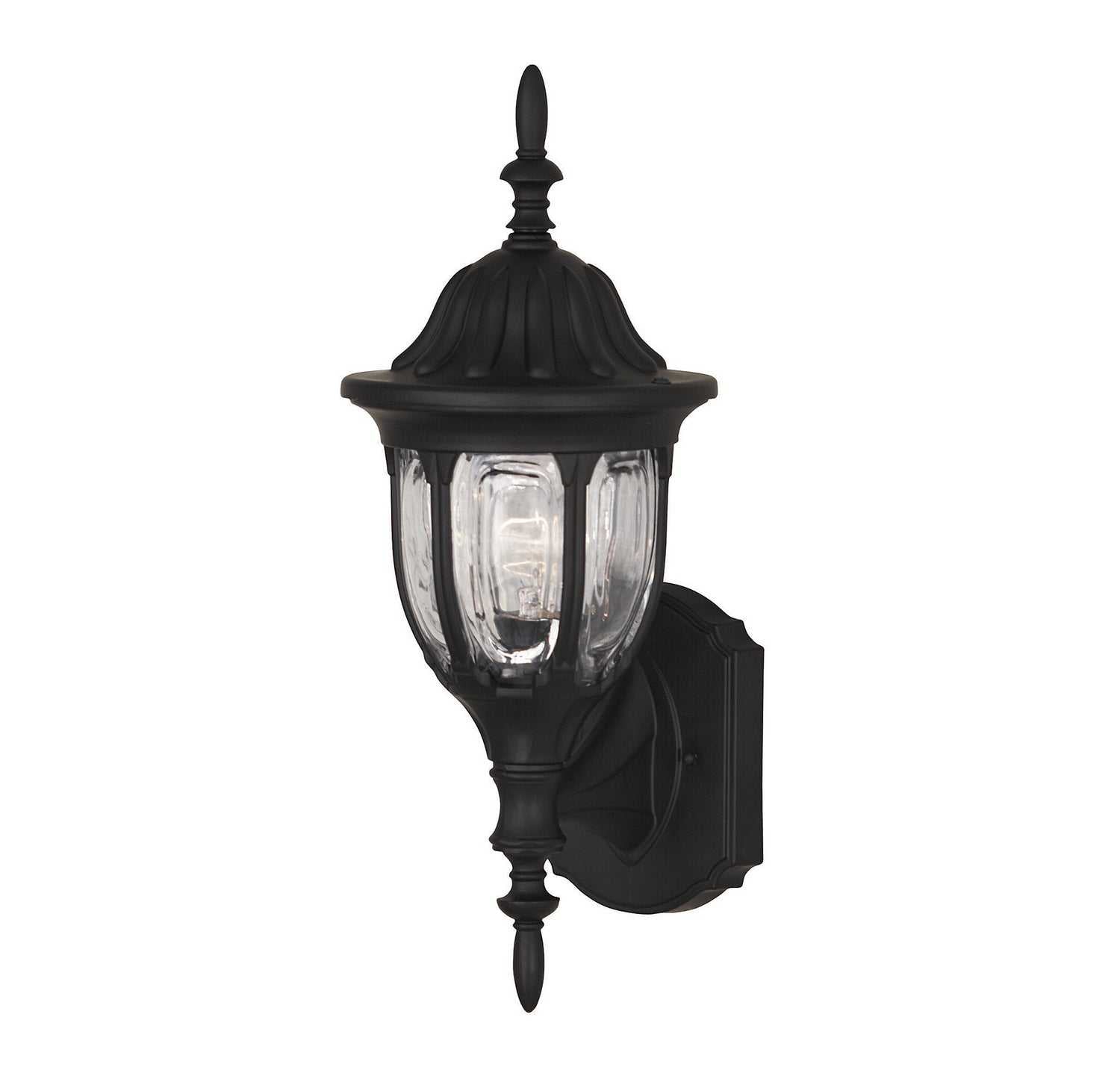 One Light Outdoor Wall Sconce in Black by | The Lighting Shoppe Canada ...