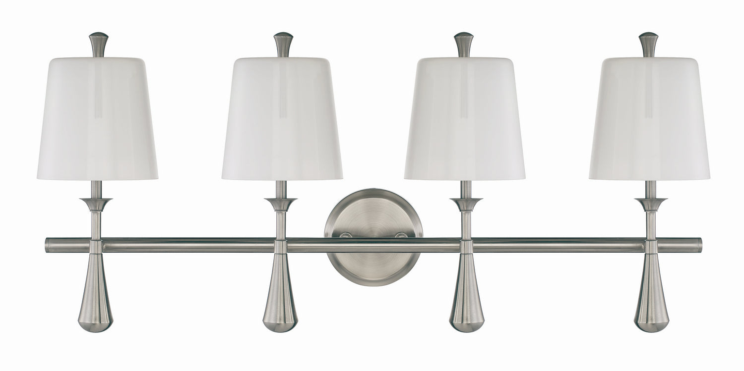 Craftmade Canada - 57404-BNK - Four Light Vanity - Palmer - Brushed ...