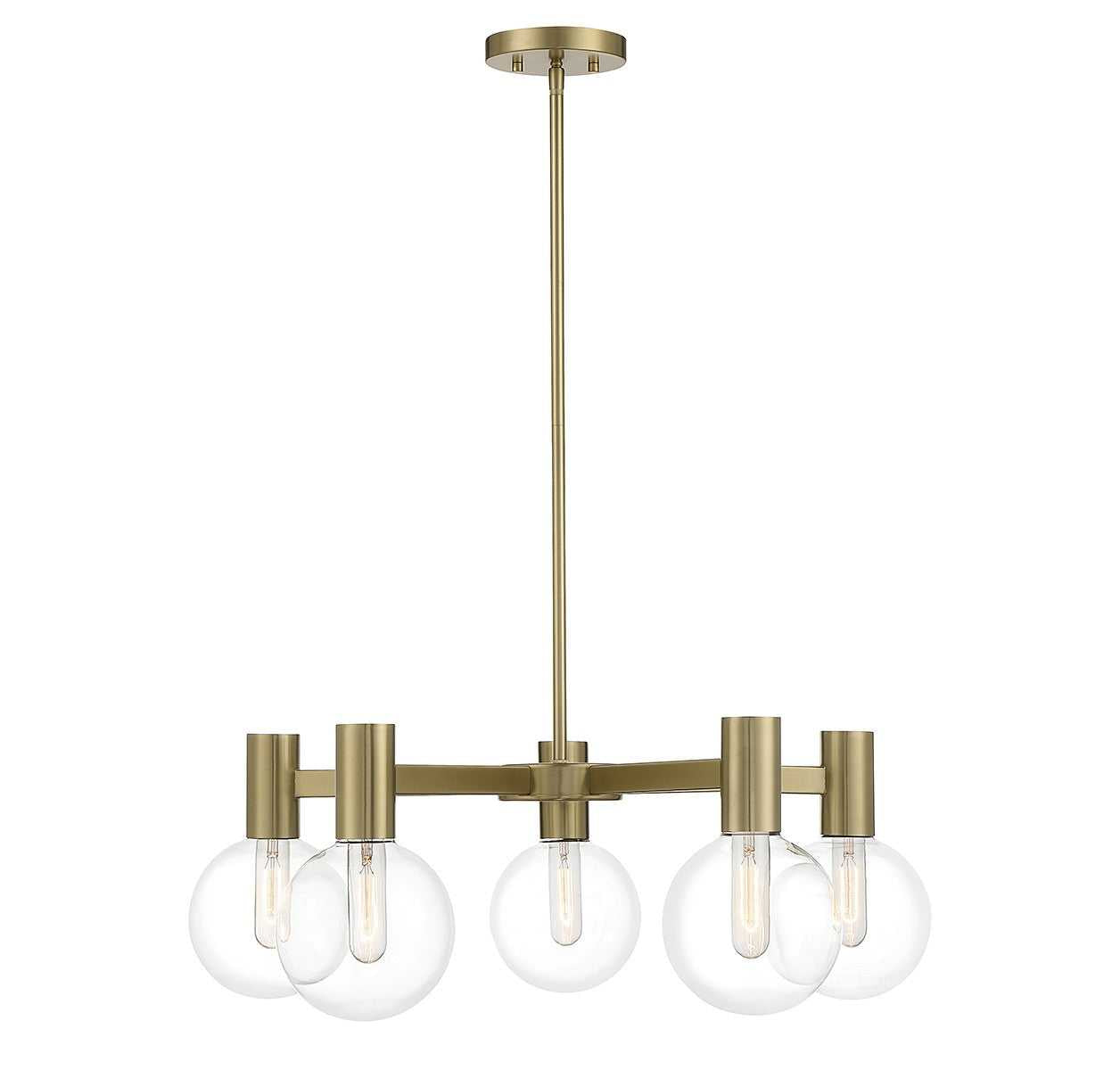 Savoy House - 1-3073-5-322 - Five Light Chandelier - Wright - Warm ...