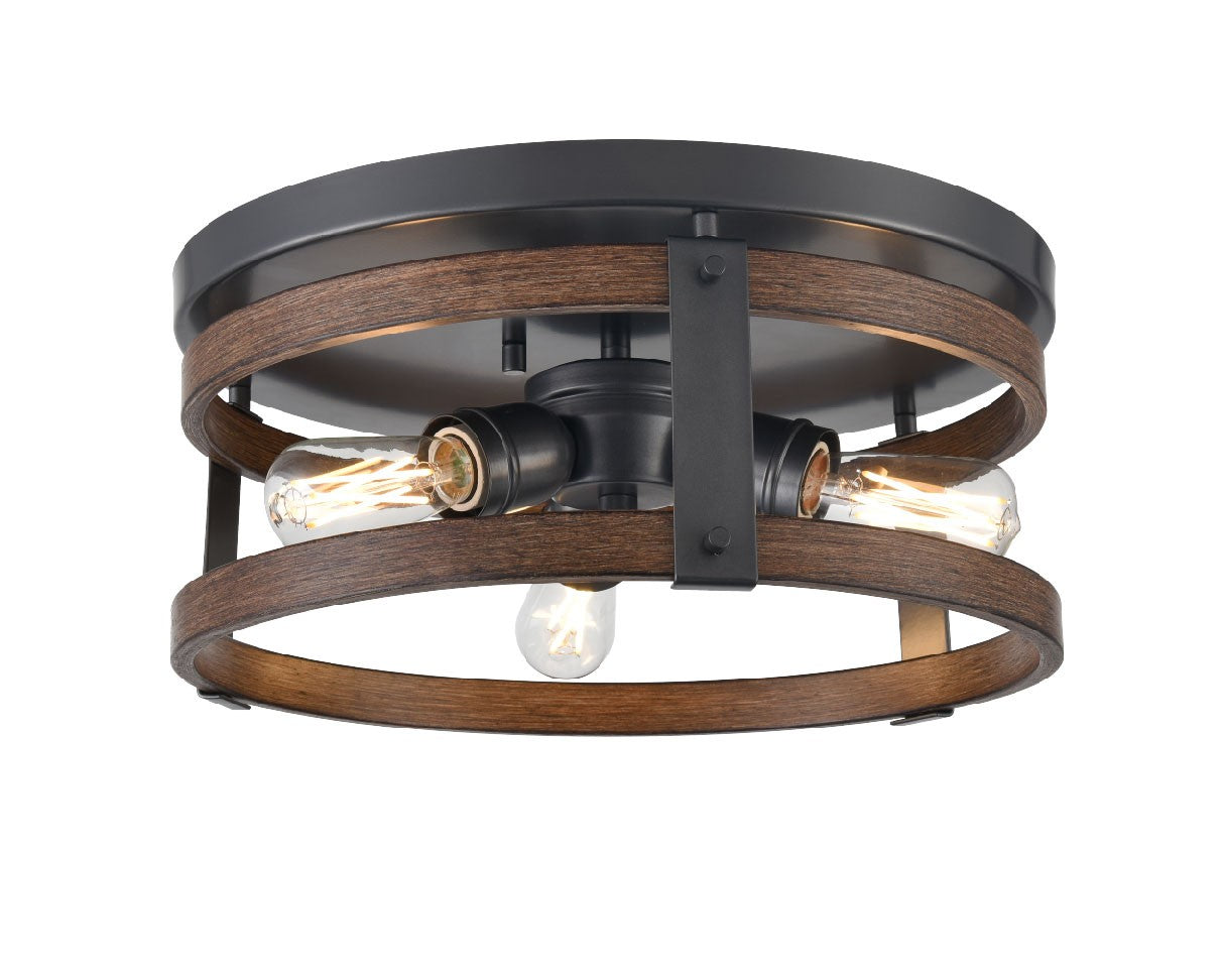 DVI Canada - DVP40332GR+IW - Three Light Flush Mount - Oakhurst ...