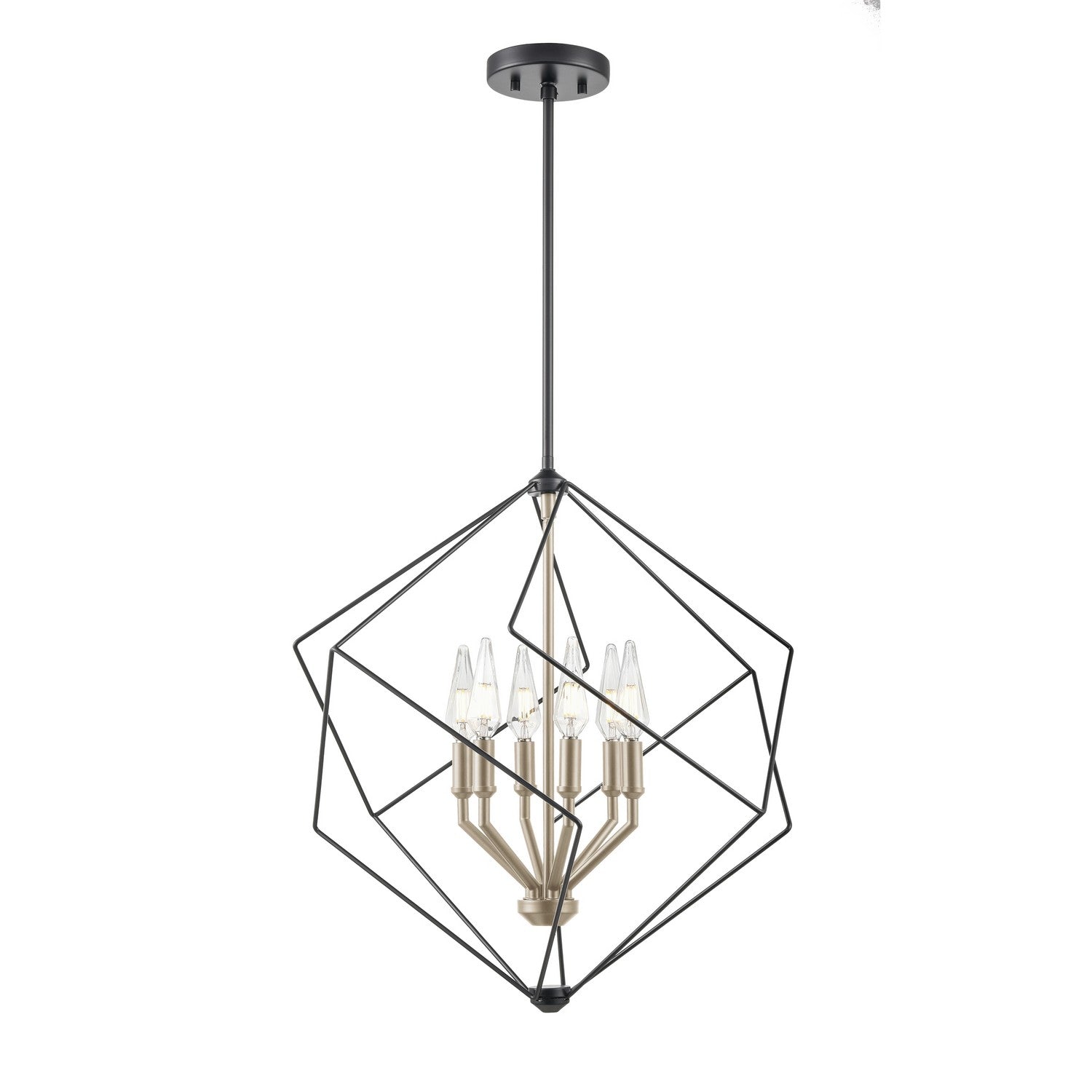 DVI Canada - DVP44905BN+EB - Six Light Pendant - Ashoona - Buffed ...
