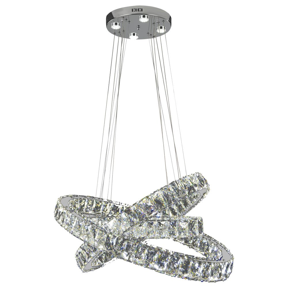 StarFire - LD9725CH - LED Chandelier - LED - Chrome – thelightingshoppe.ca