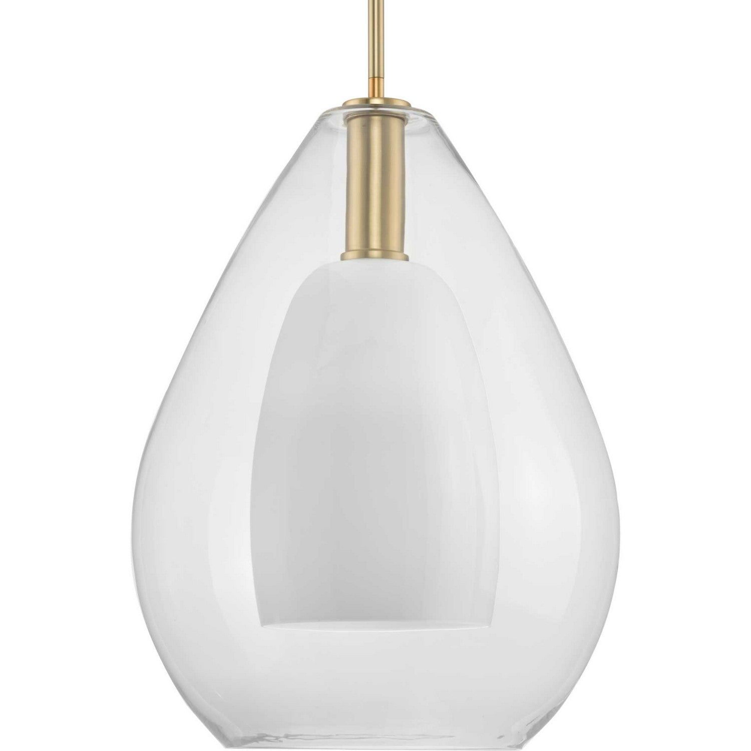 Progress Canada - P500439-191 - One Light Pendant - Carillon - Brushed ...