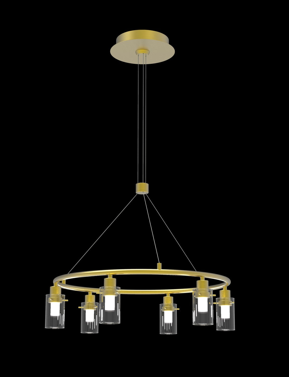 StarFire - LD1105SG - LED Pendant - Simple - Satin Gold ...