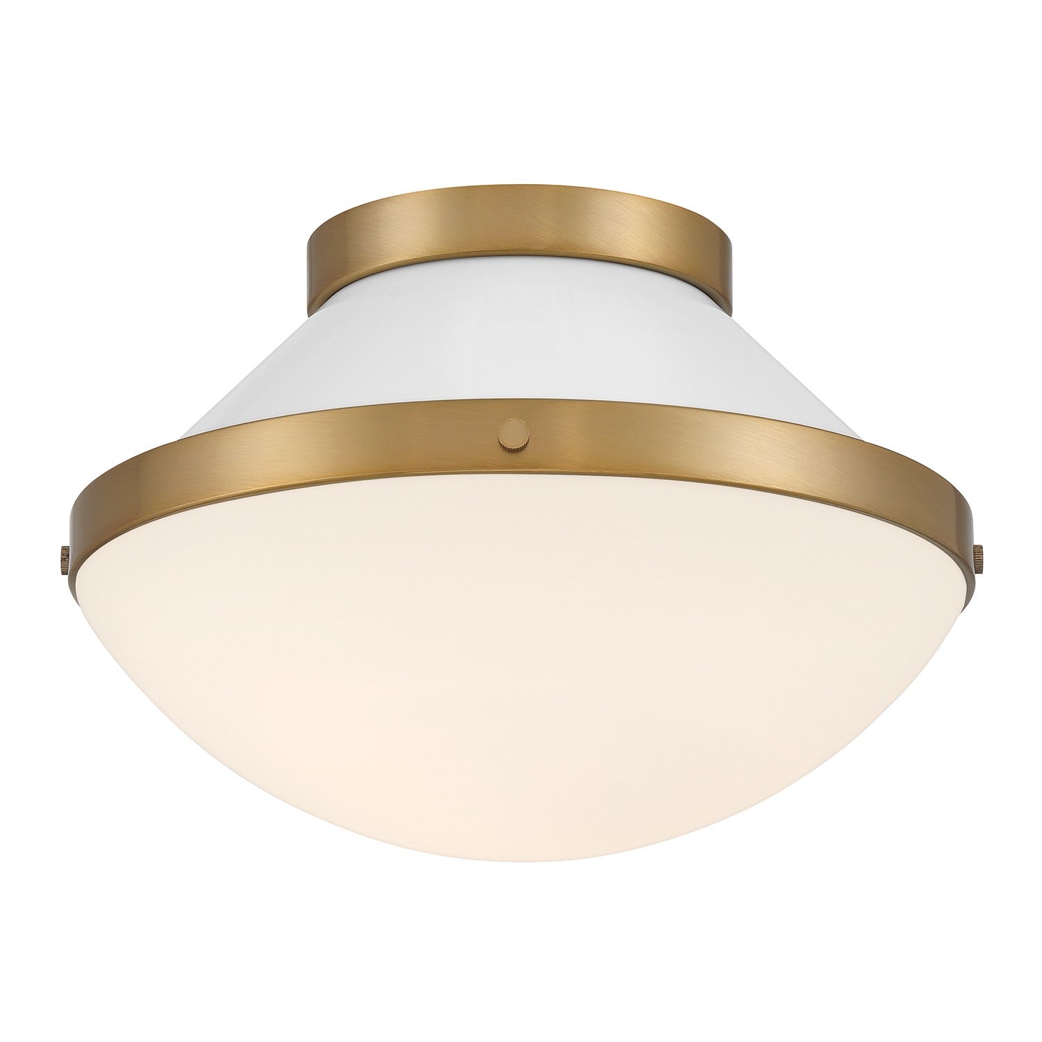 Crystorama - XAN-8001-VG-WH - One Light Flush Mount - Xander - Vibrant ...