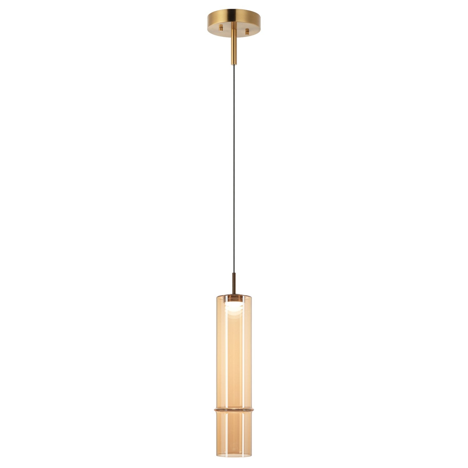 Matteo Canada - C30601AGAM - One Light Pendant - Bambu - Aged Gold ...