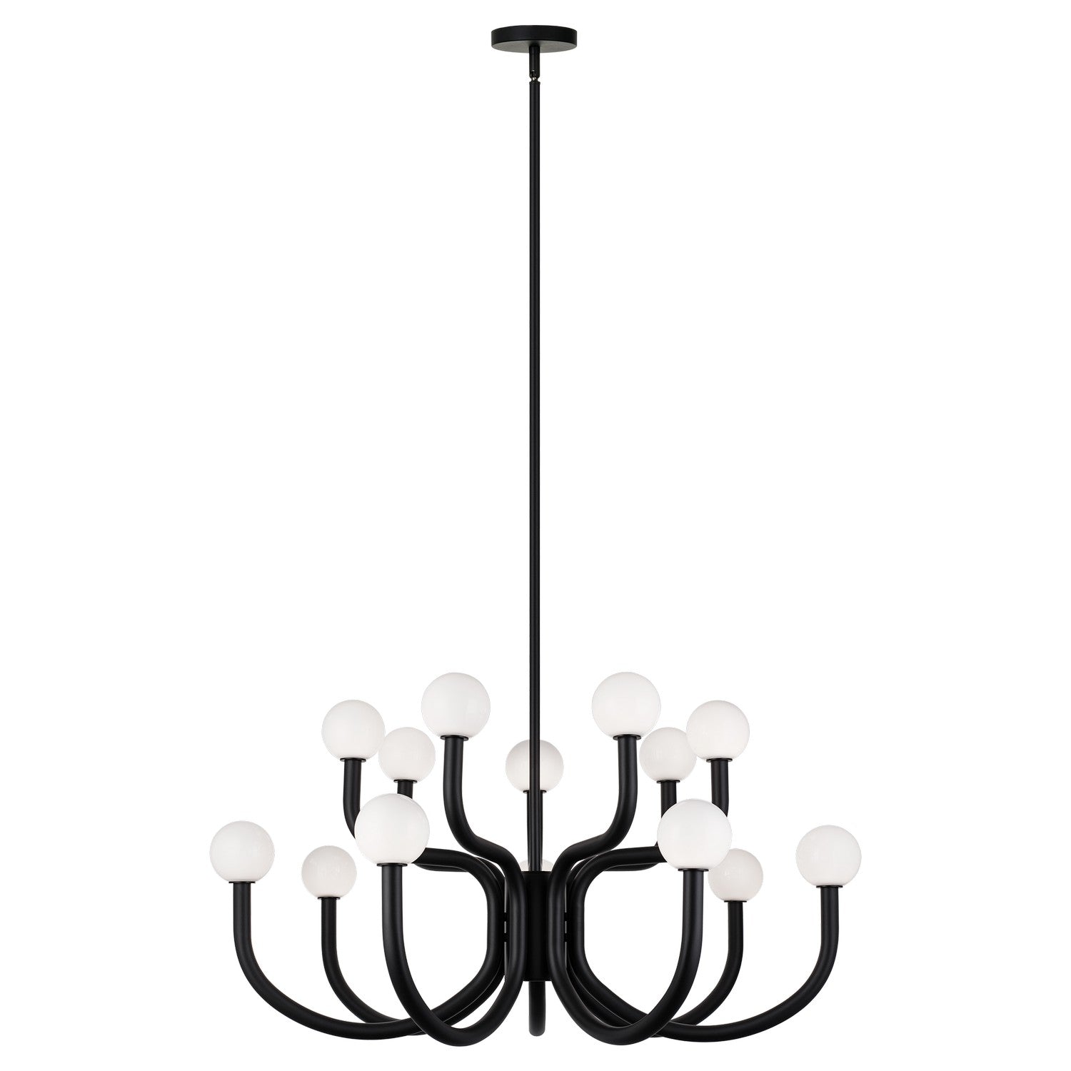 Matteo Canada - C34214MBOP - 14 Light Chandelier - Joelle - Matte Black ...