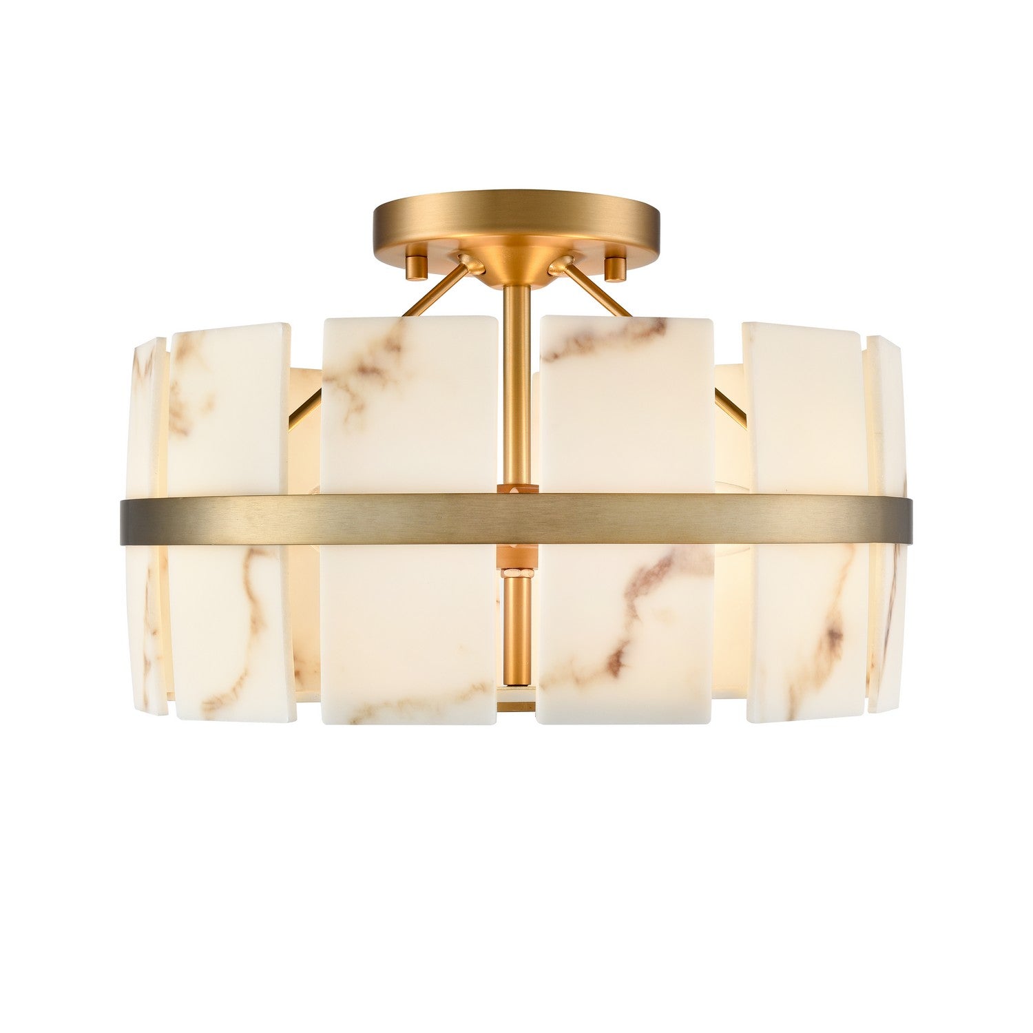 DVI Canada - DVP5211BR-BFA - Three Light Semi Flush Mount - Luna ...