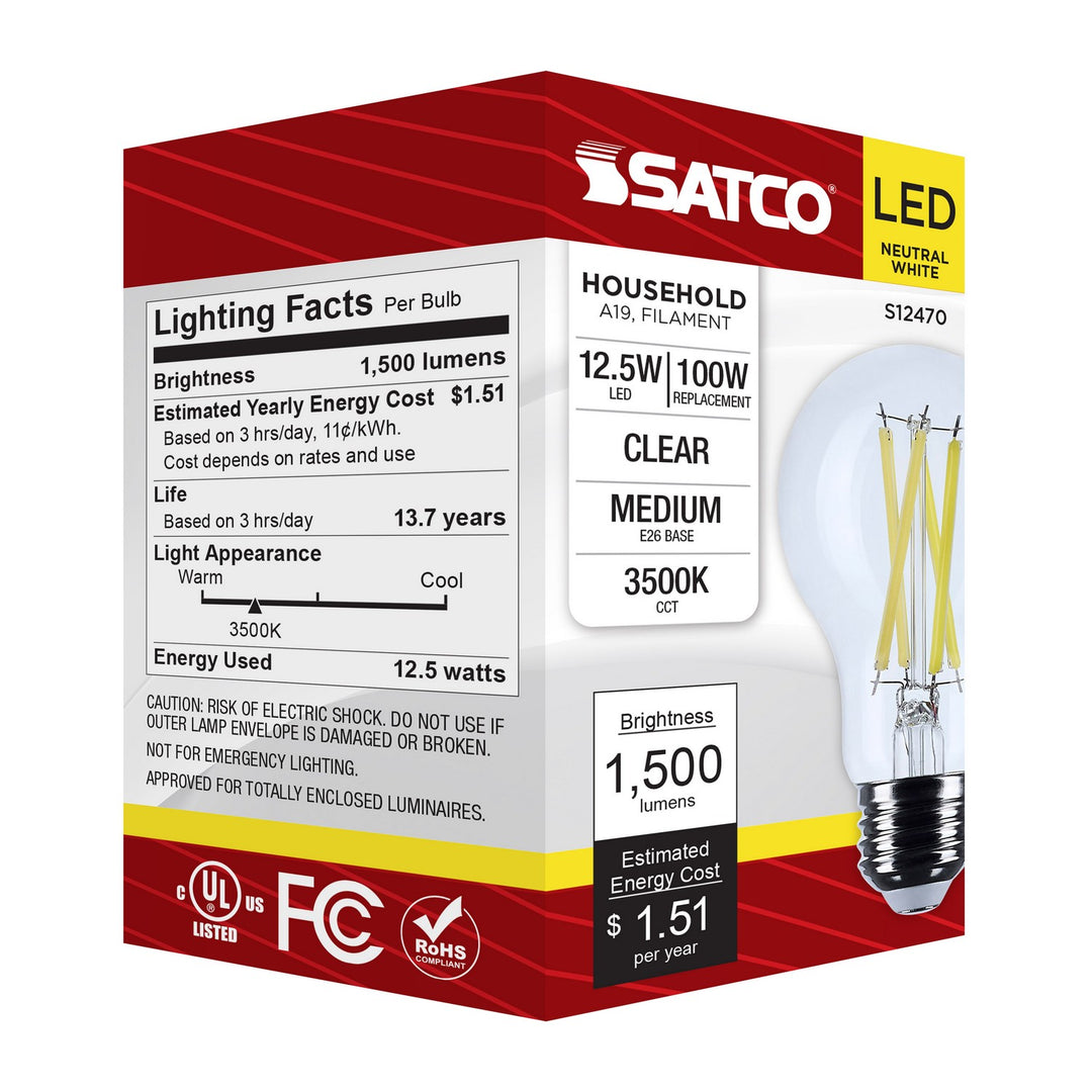 Satco Canada - S12470 - Light Bulb - Clear – thelightingshoppe.ca