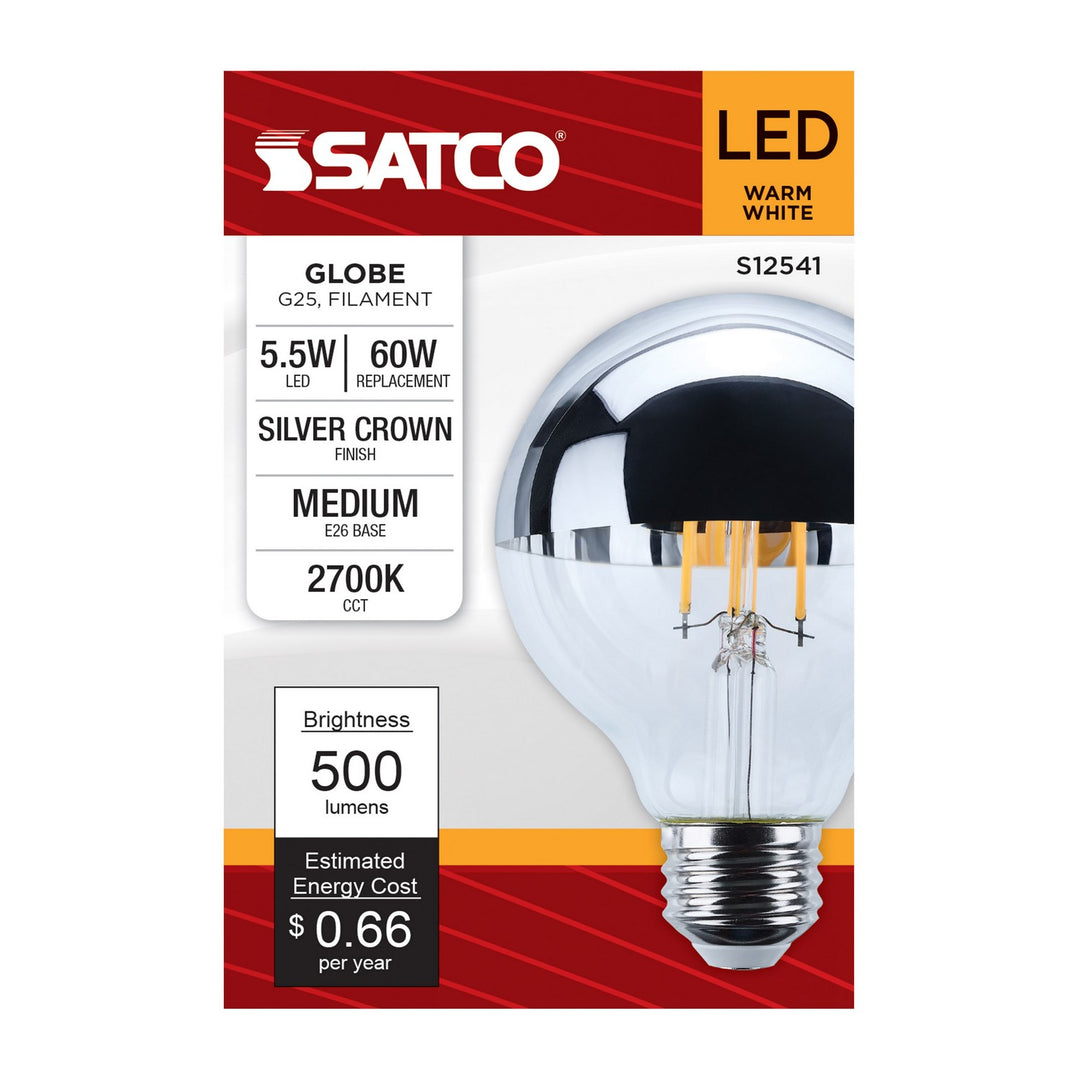 Satco Canada - S12541 - Light Bulb - Silver – thelightingshoppe.ca
