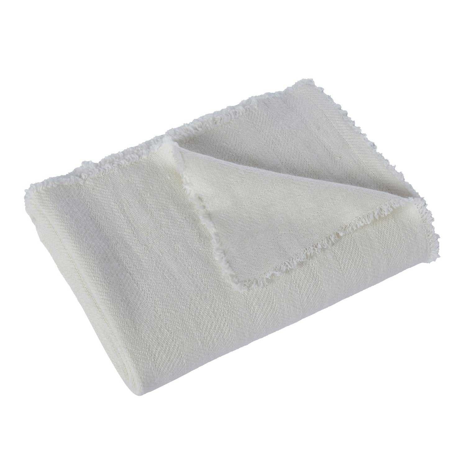 Ragusa Throw Blanket in Ivory by | The Lighting Shoppe Canada ...