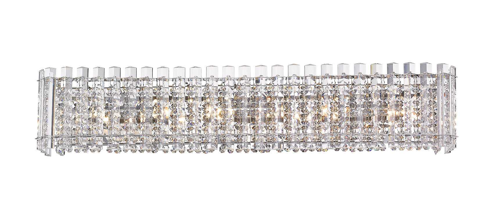 Hurley 6-Light 31" Crystal Bathroom Vanity Light by | The Lighting ...