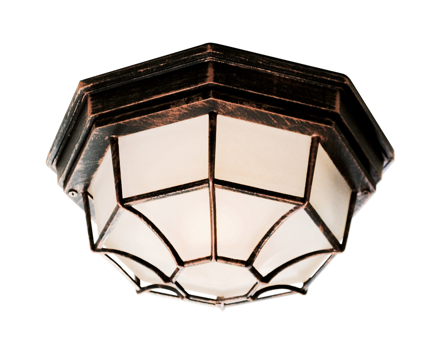 Trans Globe Imports - 40581 BC - One Light Flushmount Lantern - Benkert ...