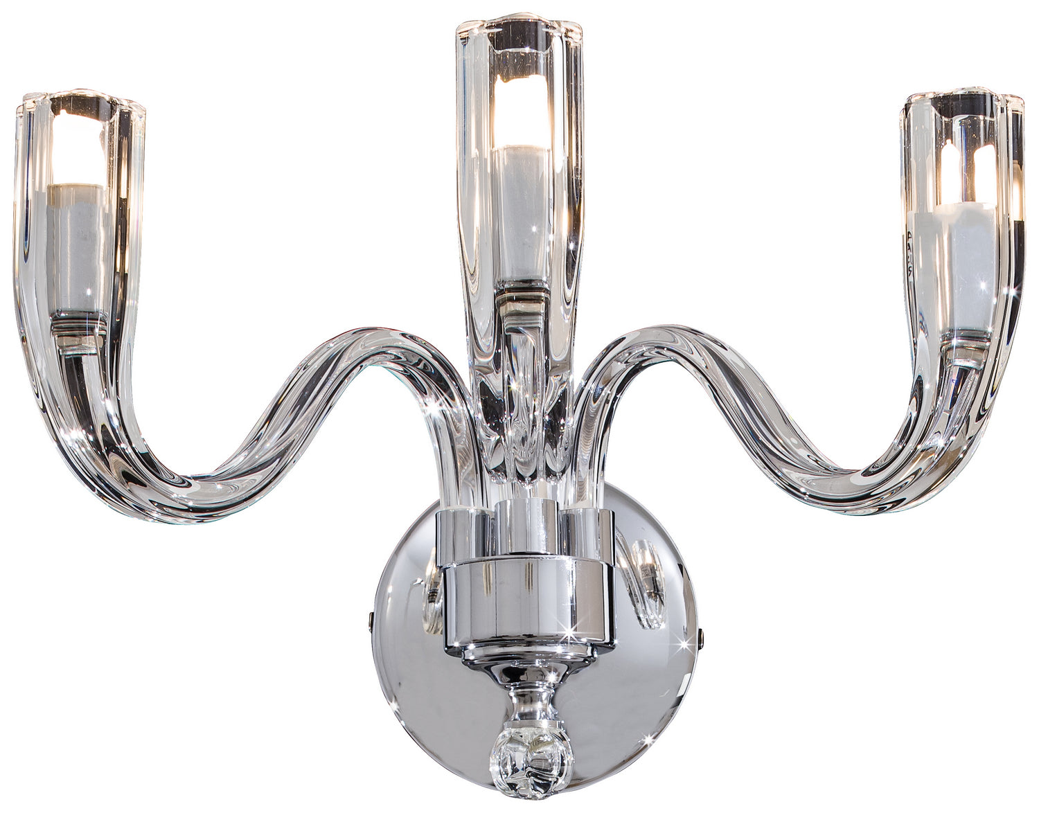Metropolitan - N9183 - Three Light Wall Sconce - Metropolitan - Chrome ...