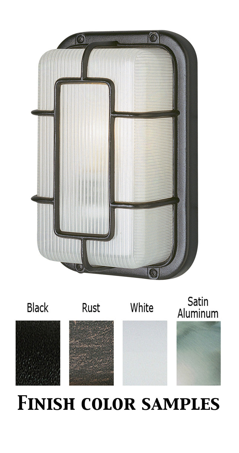 Trans Globe Imports - 41101 WH - One Light Bulkhead - Walker - White ...