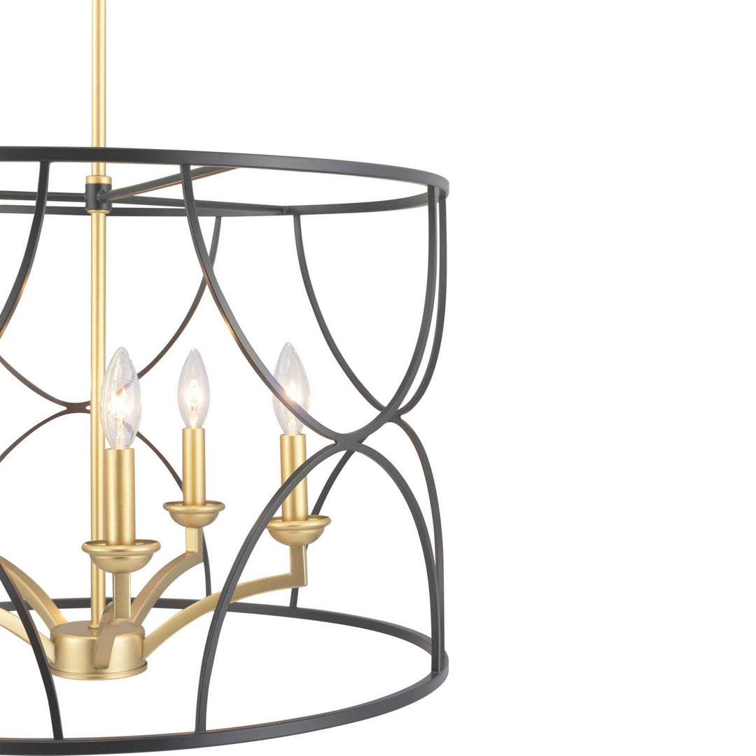 Progress Canada - P400178-031 - Five Light Chandelier - Landree - Black ...