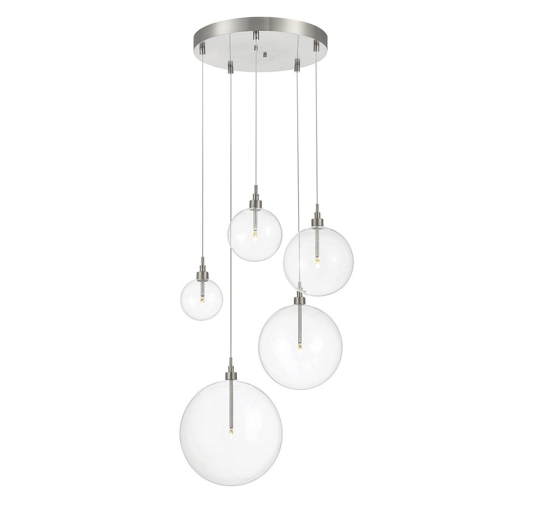 LED Pendant in Brushed Nickel by | The Lighting Shoppe Canada ...