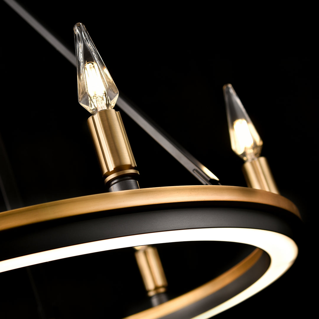 DVI Canada - DVP46326BR+GR-CCT - Six Light Chandelier - Aletheia Hybrid ...
