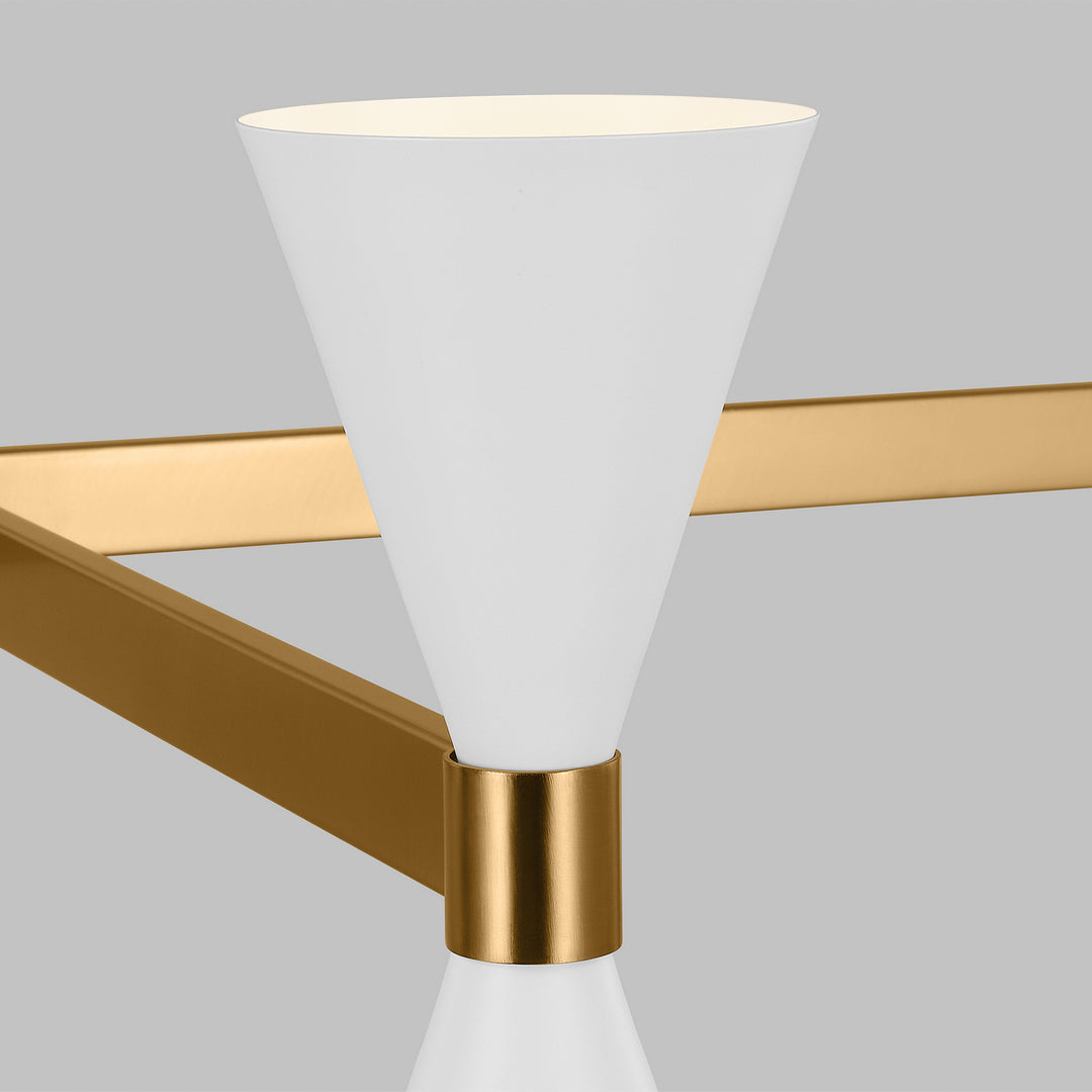 Visual Comfort Studio Canada - AEC1088MWT - Eight Light Chandelier ...