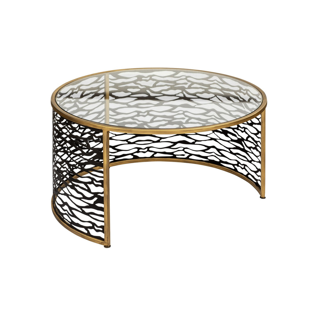 Varaluz - 348TC32NHGCB - Coffee Table and Ottoman - Kato - Havana Gold ...
