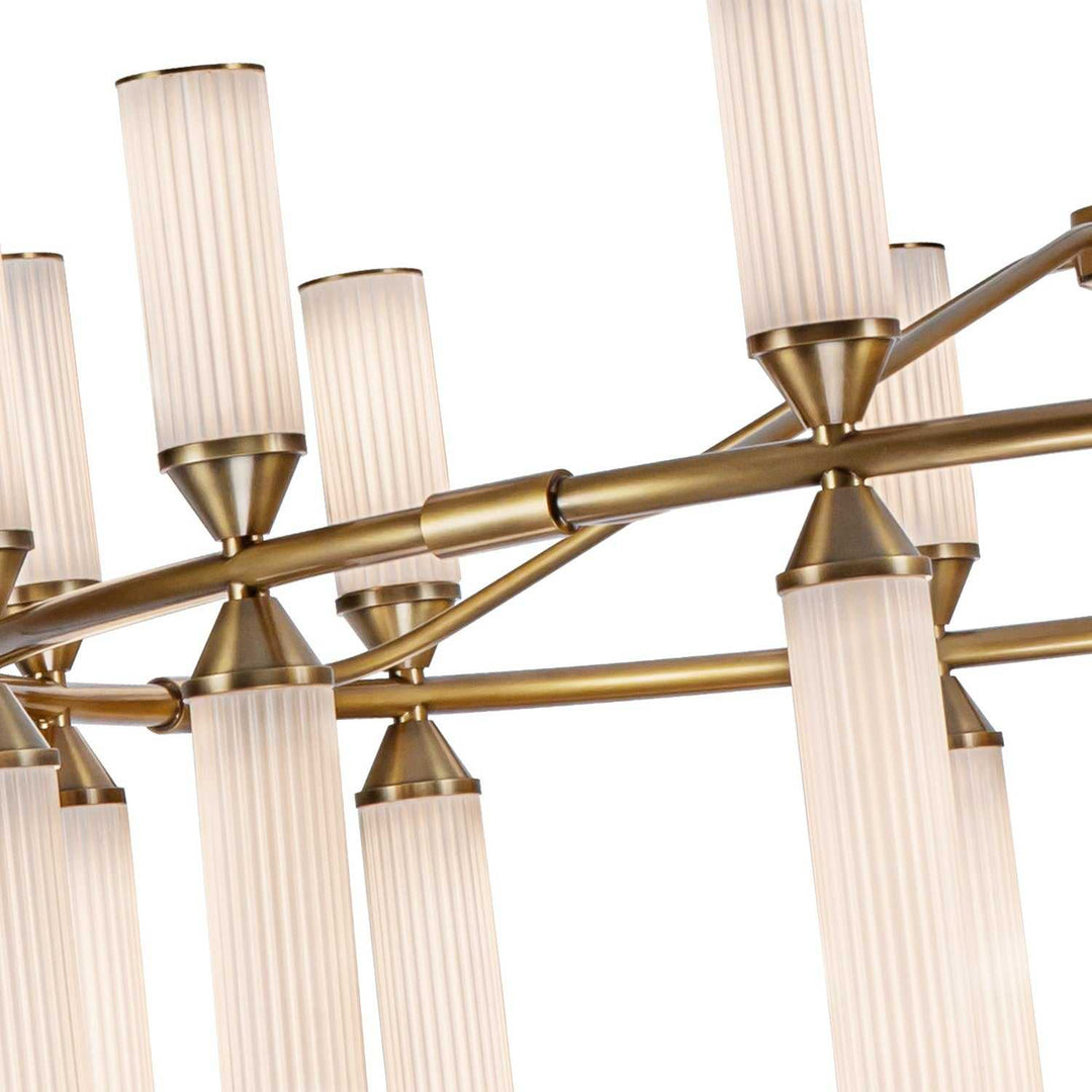 Alora Canada - CH348038VBFR - LED Chandelier - Edwin - Vintage Brass ...