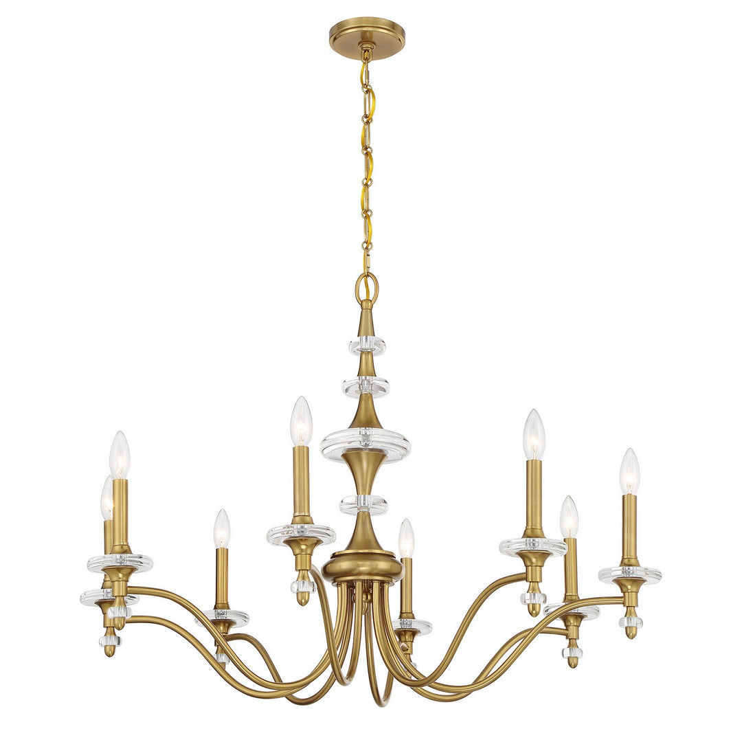 Savoy House - 1-1362-8-322 - Eight Light Chandelier - Champlain - Warm ...